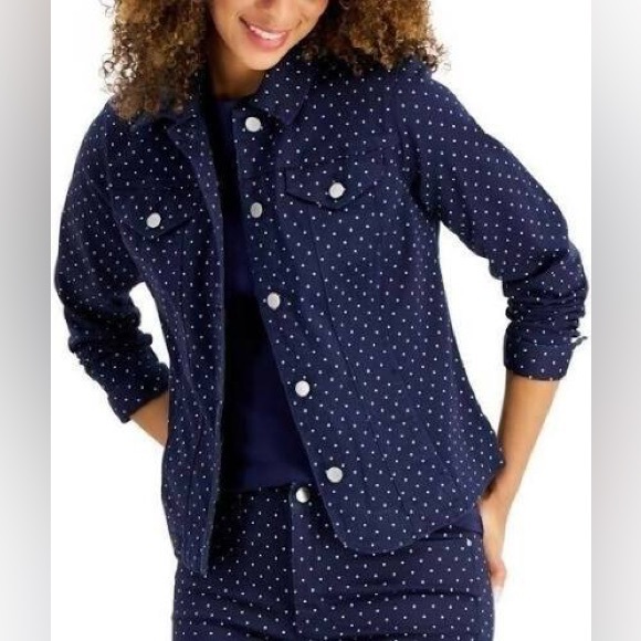 Talbots | Jackets & Coats | Talbots Navy Denim Jacket | Poshmark